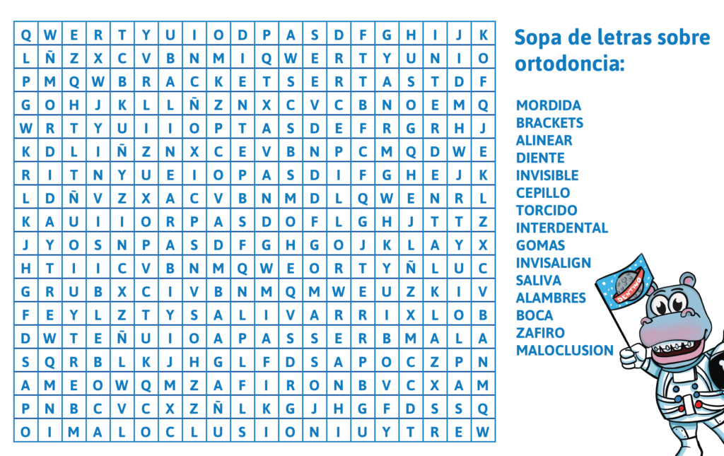 Sopa de letras | Clínica Dental Carralero